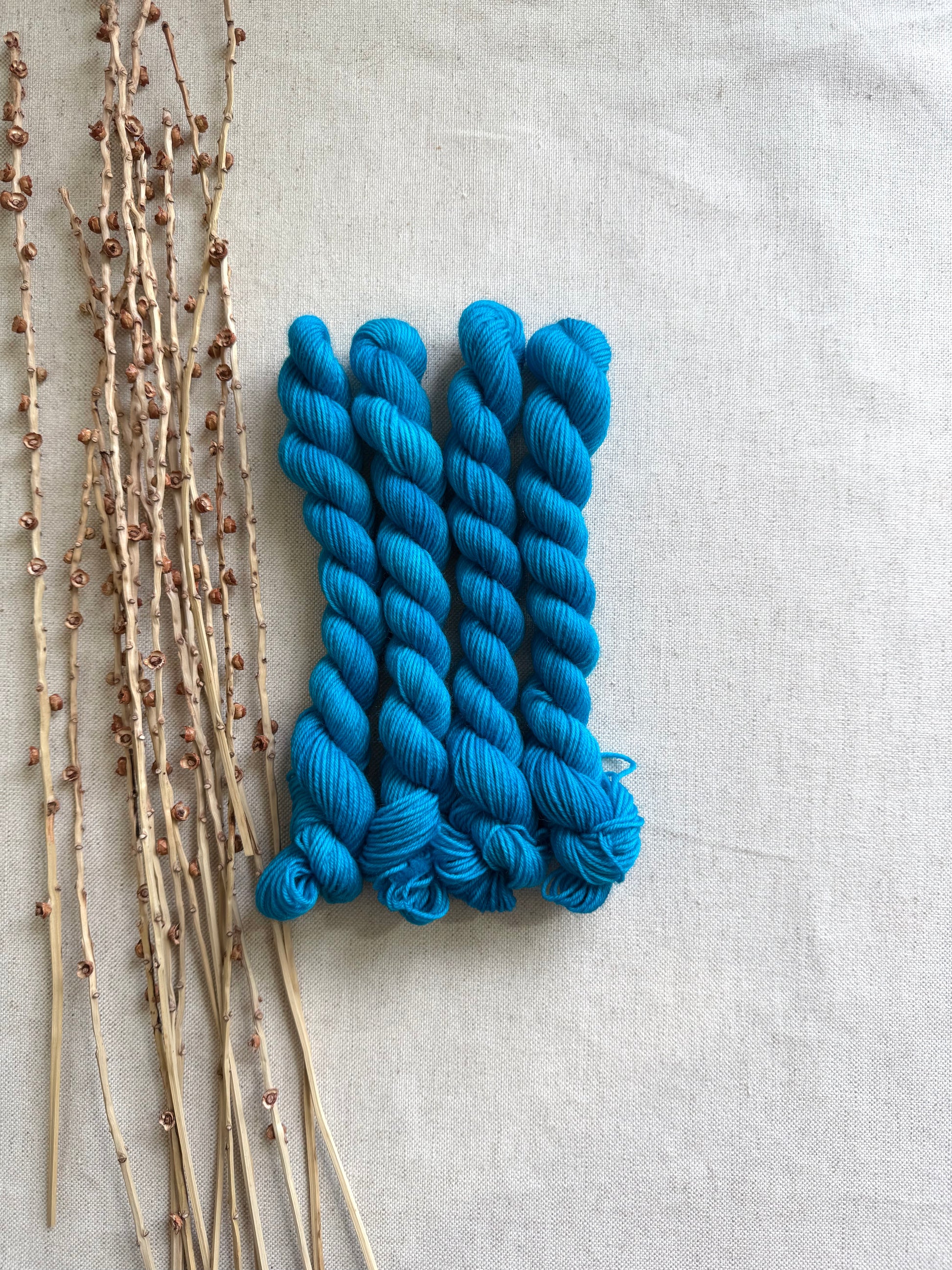 Sea Breeze - SW Wool Recycled Nylon Mini Skein – Nanette Wake Studio