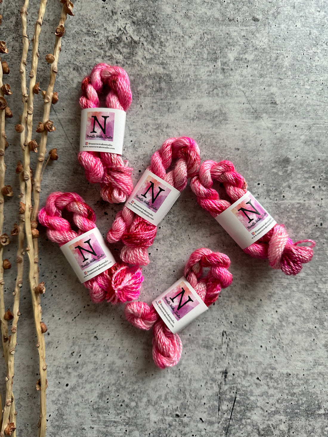 Pucker Up Valentine Embroidery Thread – Nanette Wake Studio