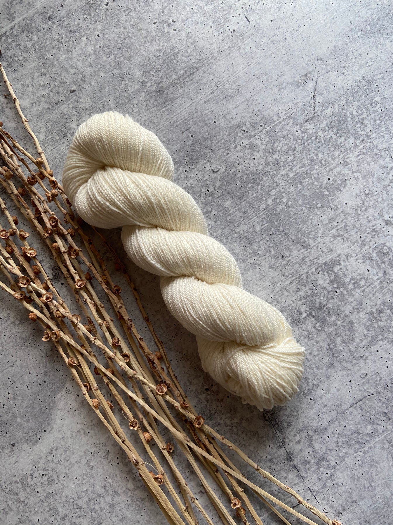 Vanilla 100g SW Merino Nylon – Nanette Wake Studio